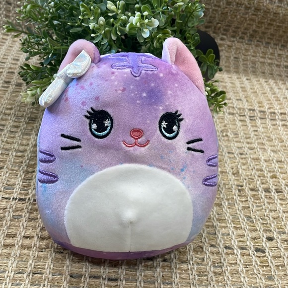 Squishmallows | Toys | Squishmallows Mini Plush Cat Purple With A ...